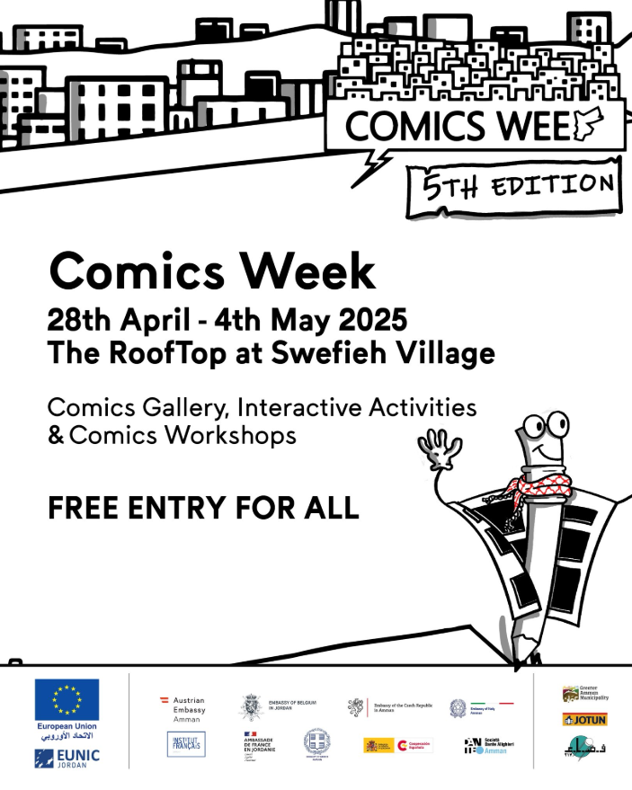 Comics Without Borders: 5th Edition of Comics Week Launches in Amman | EEAS